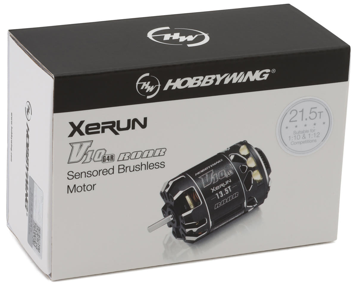 Hobbywing Xerun V10 G4R Competition Stock Brushless Motor (21.5T) (ROA – PLAYZONE INTERACTIVE
