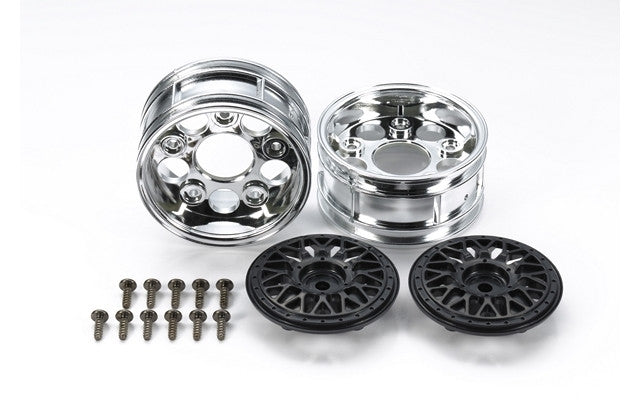 TAMIYA 4-PIECE MESH 1/10 Rims (4) BLACK STANDARD / WIDE – PLAYZONE ...