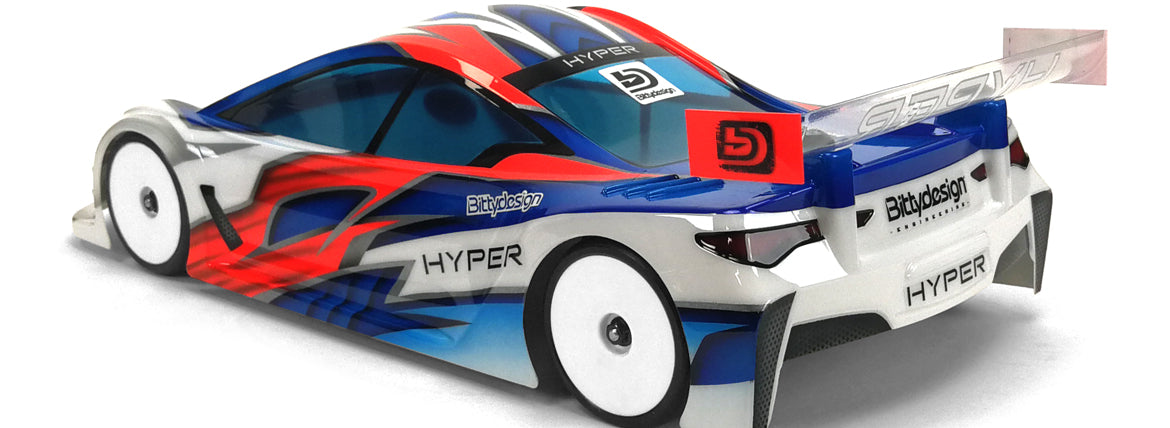 Bitty Design Hyper 190MM TC 1/10 UNPAINTED CAR BODY – PLAYZONE INTERACTIVE