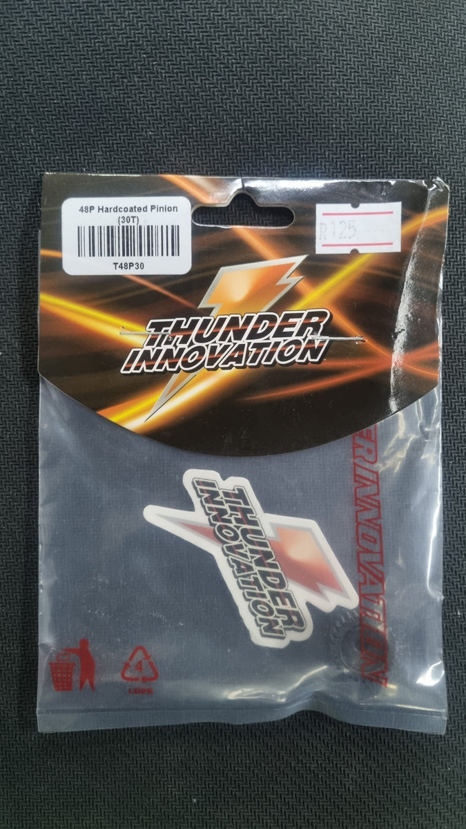 Thunder Innovation 48P Hardcoated Pinion Gear , 30T – PLAYZONE INTERACTIVE