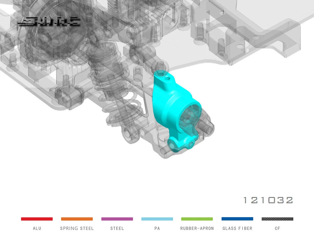 SNRC R3 Composite Upright Rear Hubs (2) – PLAYZONE INTERACTIVE